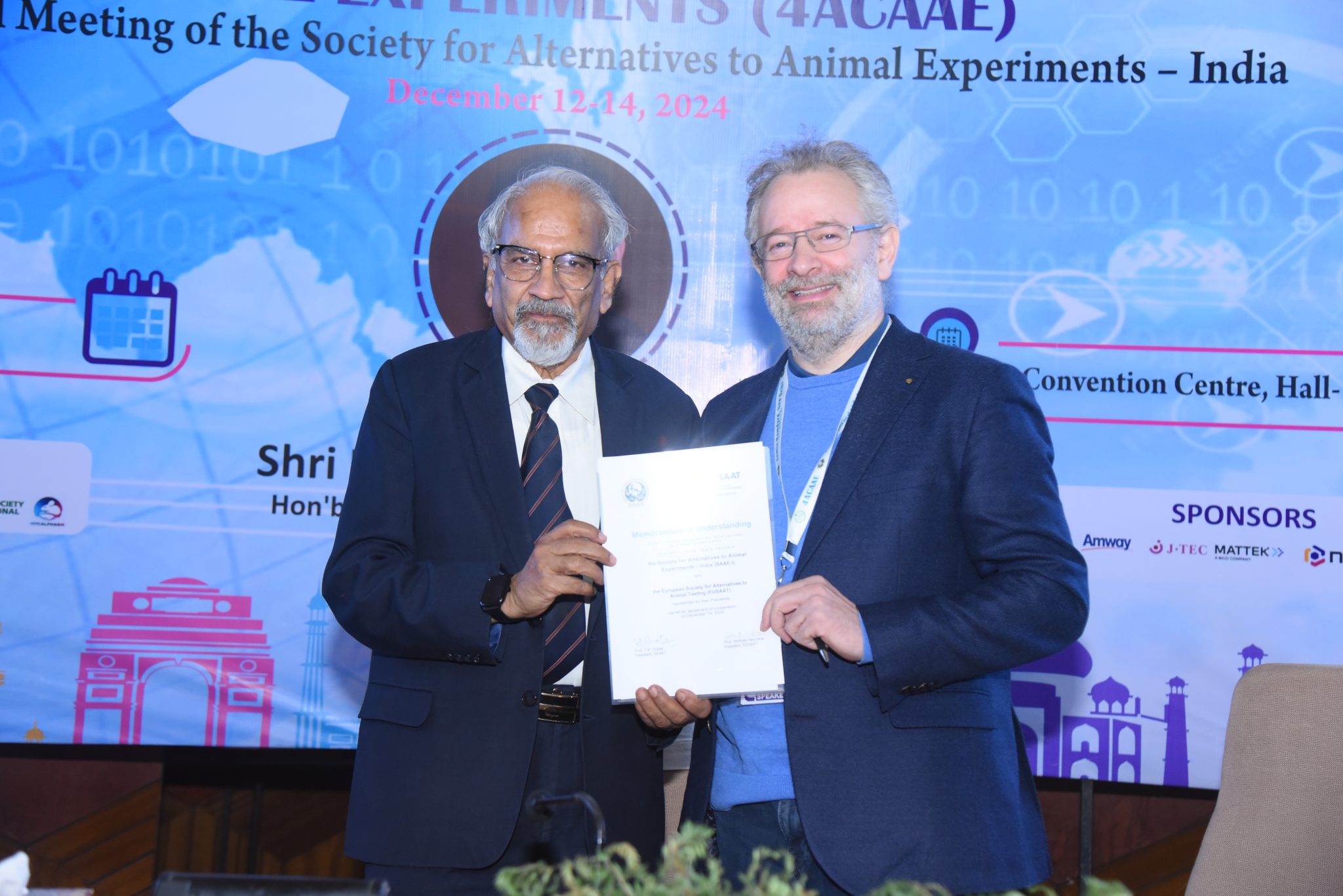 EUSAAT - Memorandum of Understanding between the Indian society SAAE-I and EUSAAT
